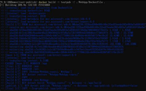 Windows下使用docker部署 Net Core Chenxizhaolu 博客园