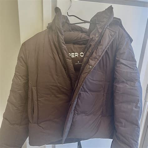 Aritzia Super Puff One Shorty Cocoa Brown Size Depop