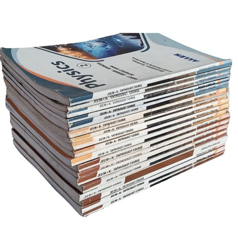 Allen Jee Class 12th Enthuse 2023 2024 Mains And Advanced Modules Complete Set Of 18 Books