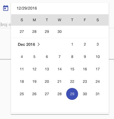 Css Md Datepicker Not Rendering Calendar Correctly Stack Overflow