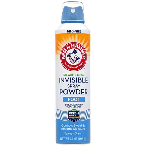 Arm And Hammer Foot Invisible Spray Powder 7 Oz