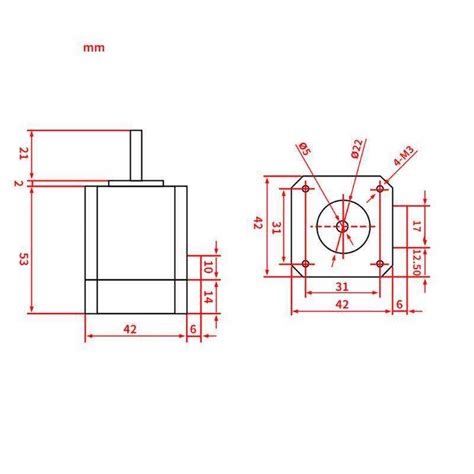 MakerBase MKS Closed Loop Nema SERVO Motor With Adapter For D Printers Without Display