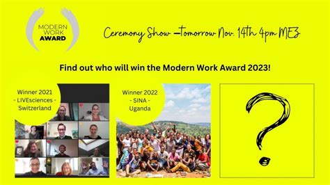 Newwork Modernwork Award Ceremony Futureofwork International Anna Schnell