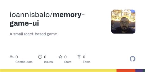 Github Ioannisbalo Memory Game Ui A Small React Based Game