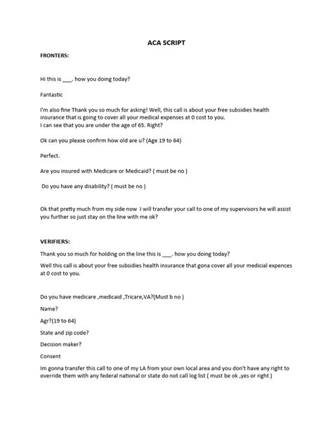 aca script pdf politics