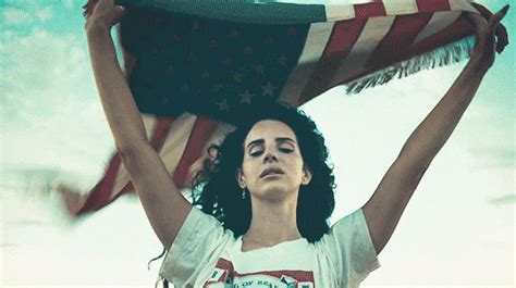 Lana Del Rey American Flag Salute