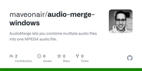 Github Maveonairaudio Merge Windows Audiomerge Lets You Combine