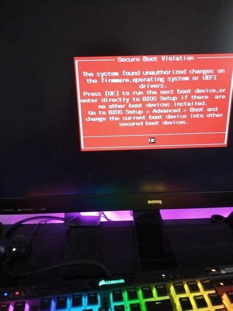 Secure Boot Violation Plz Help Rpcmasterrace