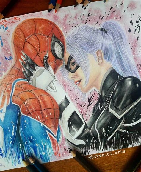 10 Pieces Of Spider Man Black Cat Fan Art We Adore