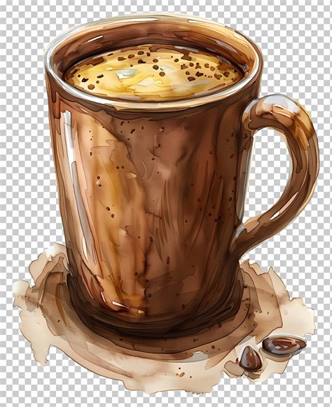 Cocoa Mug Artistic Coffee Cup Illustration Png Clipart Artsy Mug