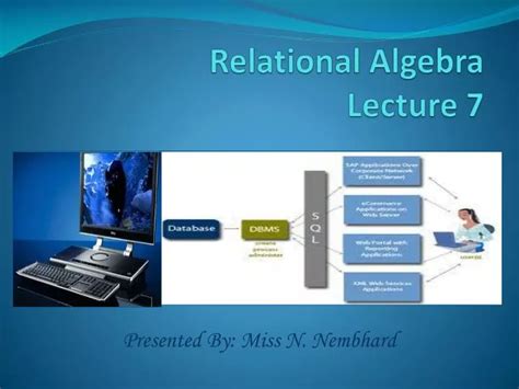 Ppt Relational Algebra Lecture 7 Powerpoint Presentation Free
