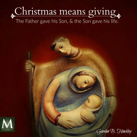 Christmas Means Giving The Father Gave His Son And The Son Gave His
