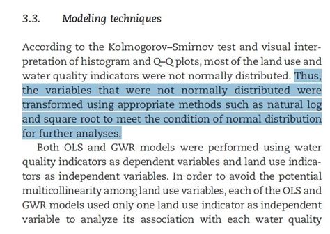 Transforming Data All Variables Or Just The Non Normal Ones Cross Validated