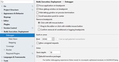 Debugging Help Goland