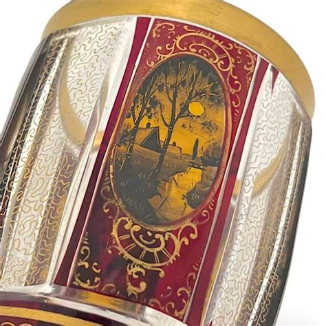 19th Century Ruby Goblets Hemswell Antique Centres