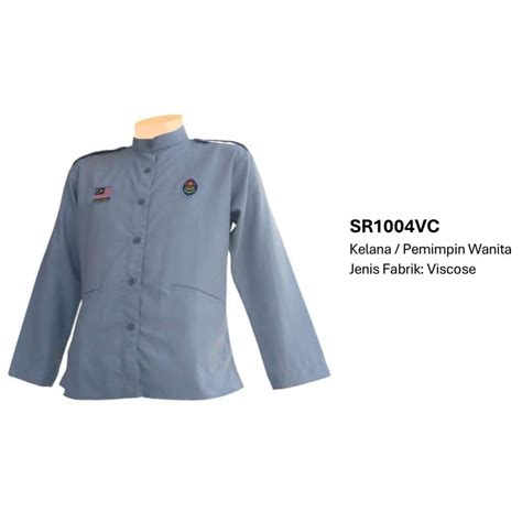 Sr1004 Scout Uniform Female [baju Seragam Pengakap Kelana Pemimpin