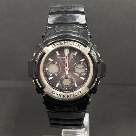 Yahooオークション Nt824 Casio カシオ G Shock Awg M100 腕時計 ソ