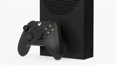 3d Model Xbox Series S Carbon Black Vr Ar Low Poly Cgtrader