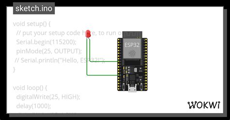 Led Onoff Wokwi Esp32 Stm32 Arduino Simulator
