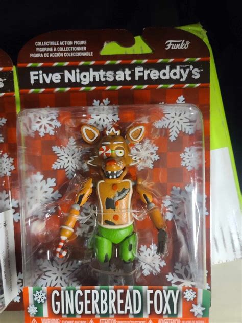 Funko Five Nights At Freddys Fnaf Christmas Holiday Gingerbread Foxy