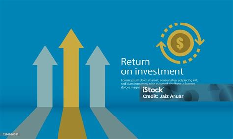 비즈니스 화살표 대상 방향 개념의 벡터 일러스트는 성공에 금융 성장 비전이 상승하고 있습니다 플랫 배너 스타일 투자 수익률