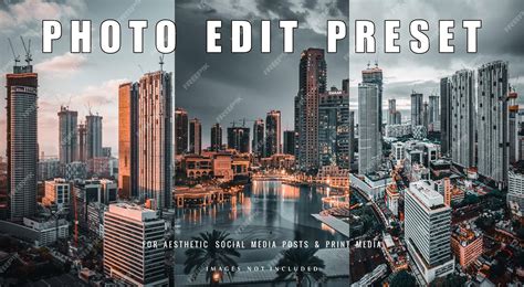 Premium Psd Photo Edit Preset Filter For Cityscape Photography