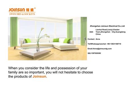Joinsun Wall Switch Socket Catalog Pdf