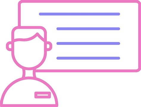 tutor linear two colour icon 37730428 vector art at vecteezy