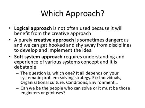 approaches to problem solving and stages involved