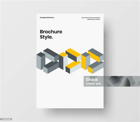 원래 팜플렛 디자인 벡터 개념입니다 밝은 모자이크 타일 책 표지 템플릿입니다 0명에 대한 스톡 벡터 아트 및 기타 이미지 0명 A4 용지 개념 Istock