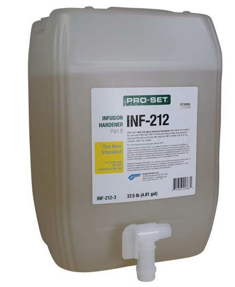 Inf 212 3 Hardener Slow Infusion Hardener Pro Set 48 Gal 1817 Liters Rock West