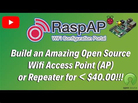 free video raspap how to create a wireless access point or repeater