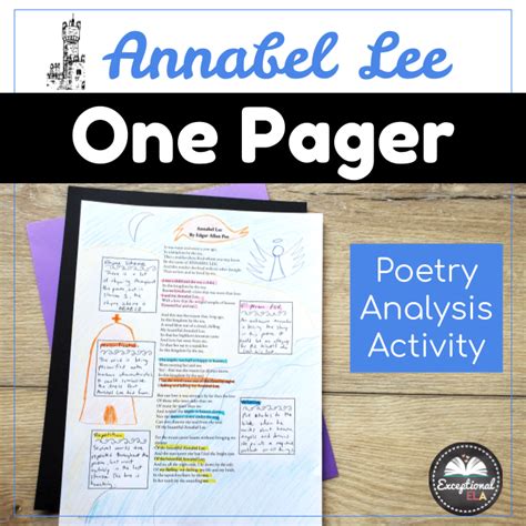 Annabel Lee Worksheet