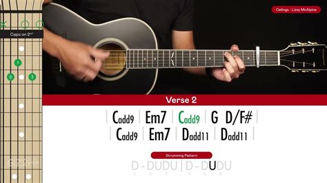 Ceilings Guitar Cover Lizzy Mcalpine 🎸tabs Chords Youtube