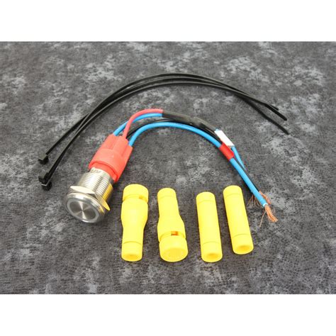 DK Custom Products Push Button LED Ignition Switch DK IGN RLC LED For Harley