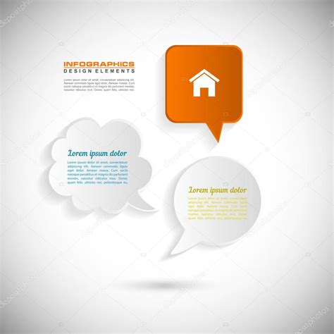 Infographic Speech Bubbles Set Stock Vector Image By Vitalex 121816974