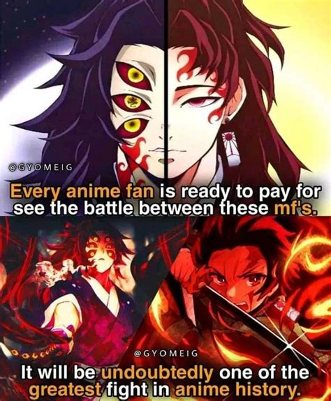 Demon Slayer Meaning Tanjiro And Kokushibo Demon Slayer Yoriichi Vs