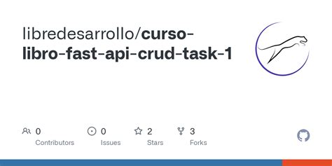 Curso Libro Fast Api Crud Task 1taskpy At Main · Libredesarrollo