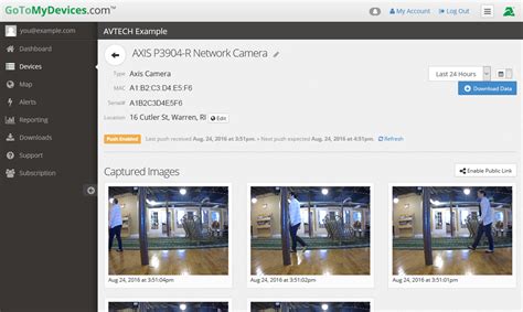Axis Camera Integration In Gotomydevices Avtech