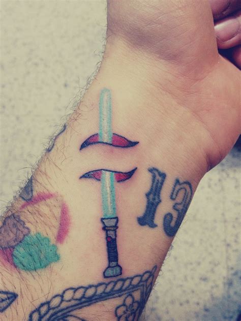 Traditional Tattoo On Tumblr Lightsaber Tattoo Traditional Tattoo