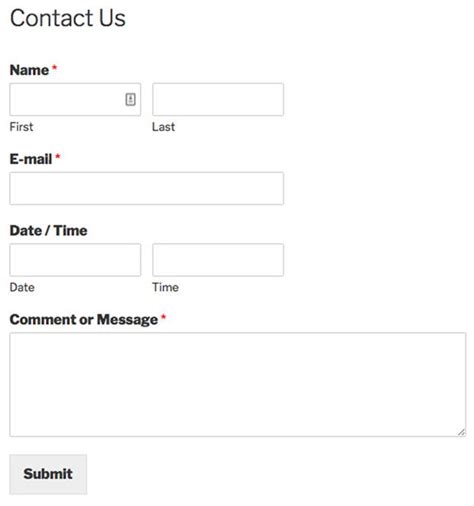 how to add a wordpress form with datepicker field