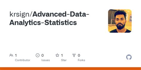 Github Krsignadvanced Data Analytics Statistics