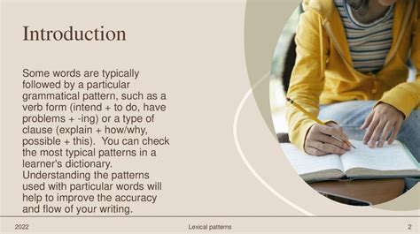 Lexical Patterns Vocabulary Unit 5e C1 Week 8 Lesson 5 презентация онлайн