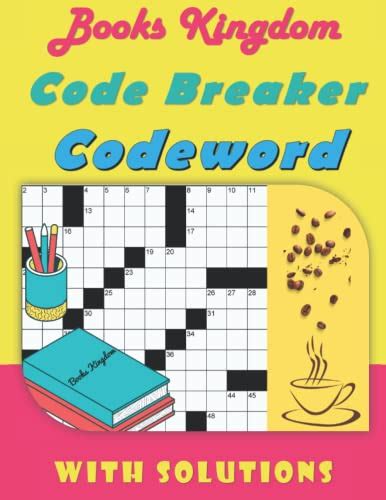 code breaker codeword puzzle for adults large print medium level