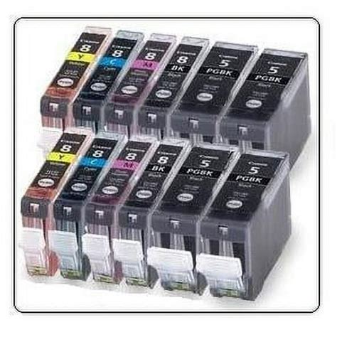 Premium Compatible Cartridge Replacement For Canon Cli 8 Pgi 5 12