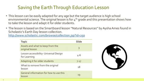 Ecology Lesson Plan Ppt