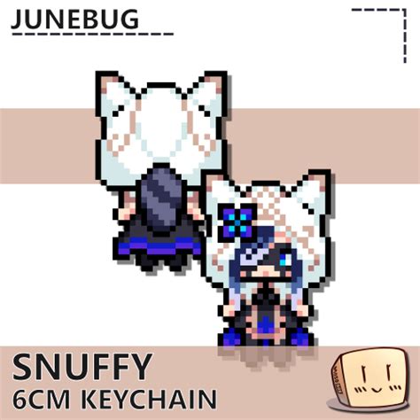 Pixel Snuffy Keychain Junebug Mosobox