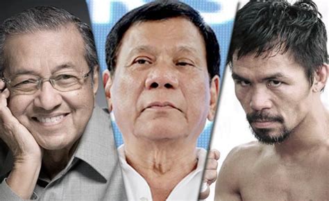 2 In 1 Trip Duterte To Meet Mahathir After Watching Pacquiaos Fight