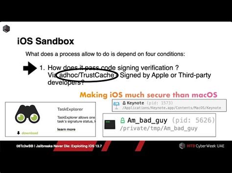Hack In The Box Security Conference Talk Jailbreaks Never Die