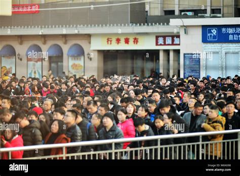 Chinese Passengers Who Are Back From The Chinese Lunar New Year Holiday